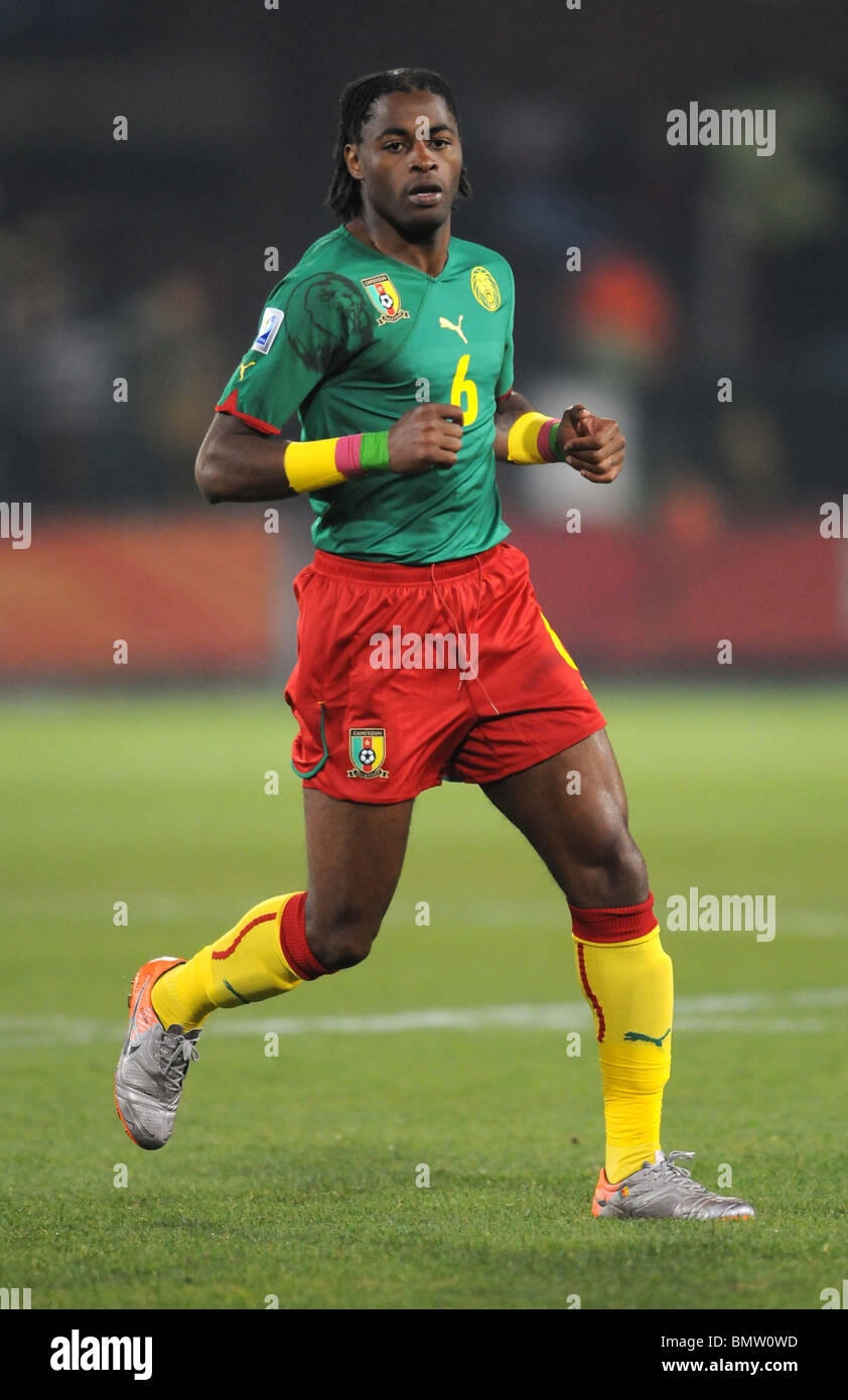 ALEXANDRE SONG CAMEROON LOFTUS VERSFELD STADIUM PRETORIA SOUTH AFRICA ...