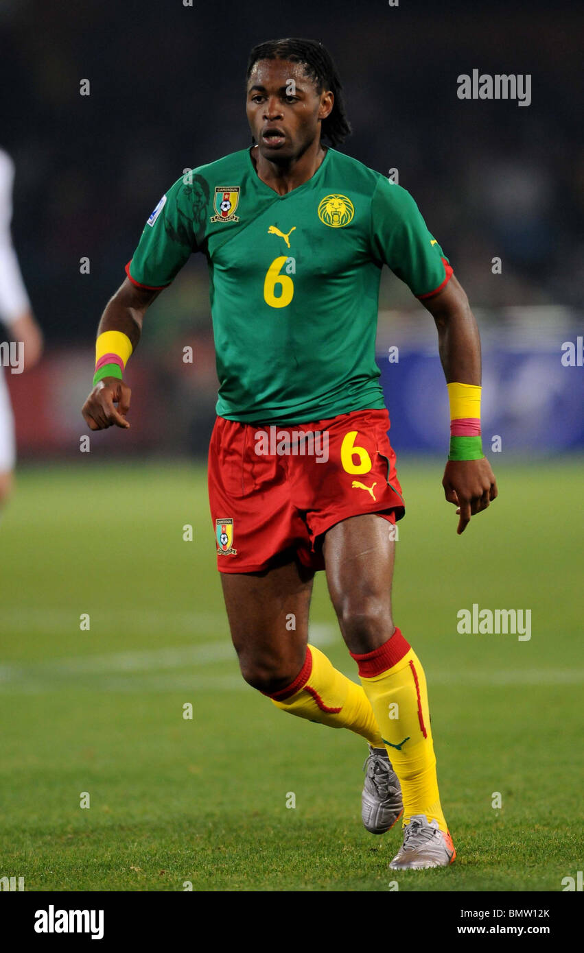 ALEXANDRE SONG CAMEROON LOFTUS VERSFELD STADIUM PRETORIA SOUTH AFRICA ...