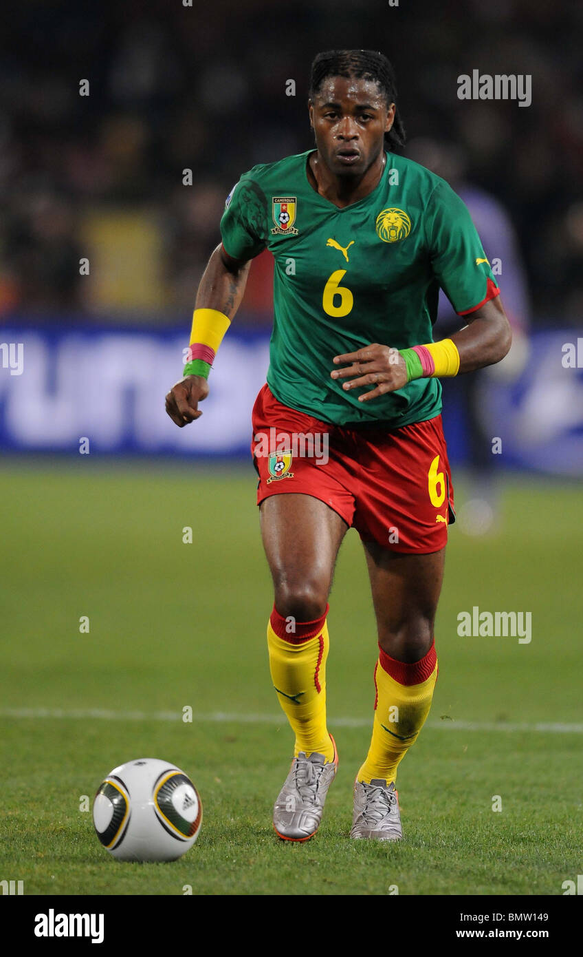 ALEXANDRE SONG CAMEROON LOFTUS VERSFELD STADIUM PRETORIA SOUTH AFRICA ...