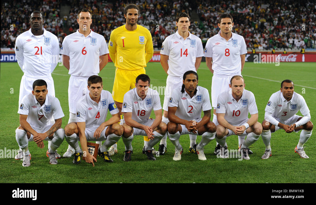 The england line up of hi-res stock photography and images - Alamy