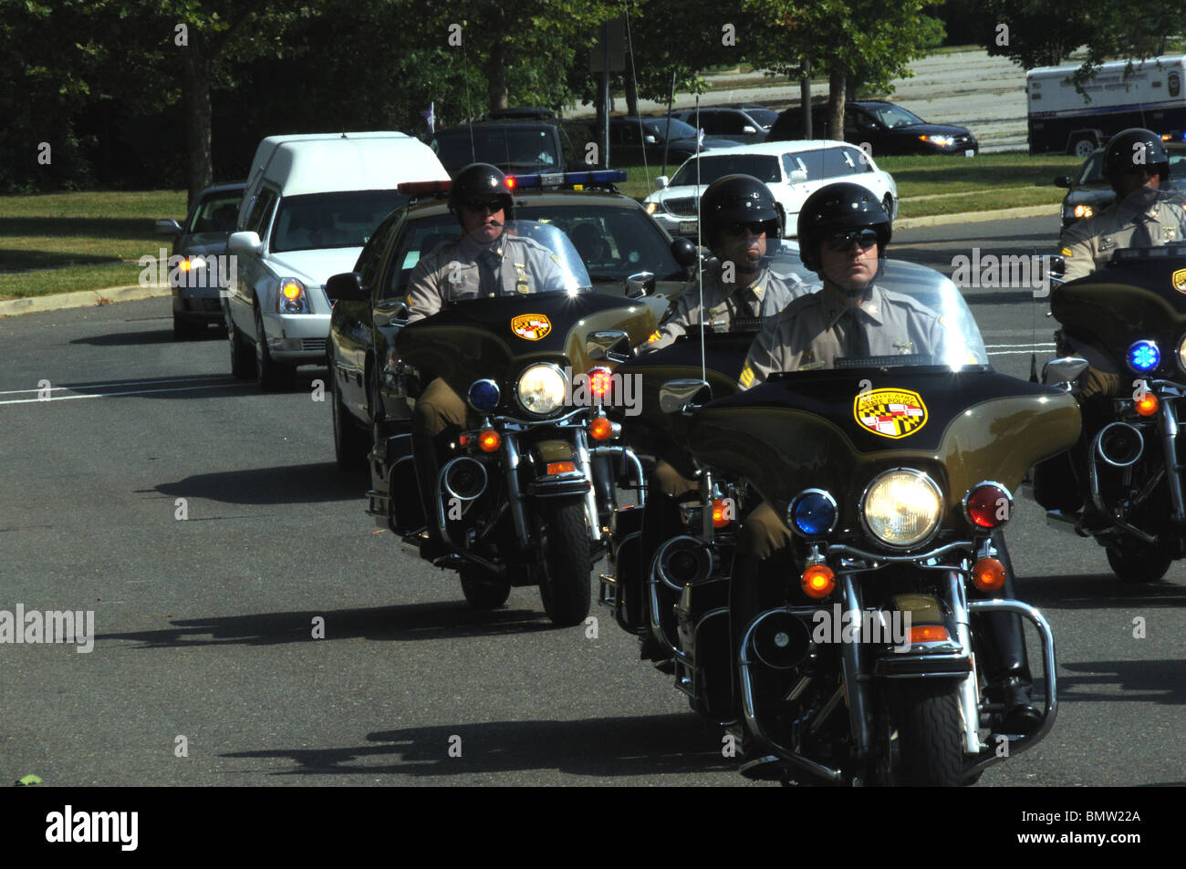 Police motorcycles hi-res stock photography and images - Alamy