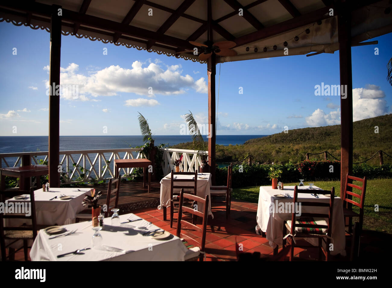 Caribbean, St Lucia, Anse Cochon Beach, Ti Kaye Luxury Resort Stock ...