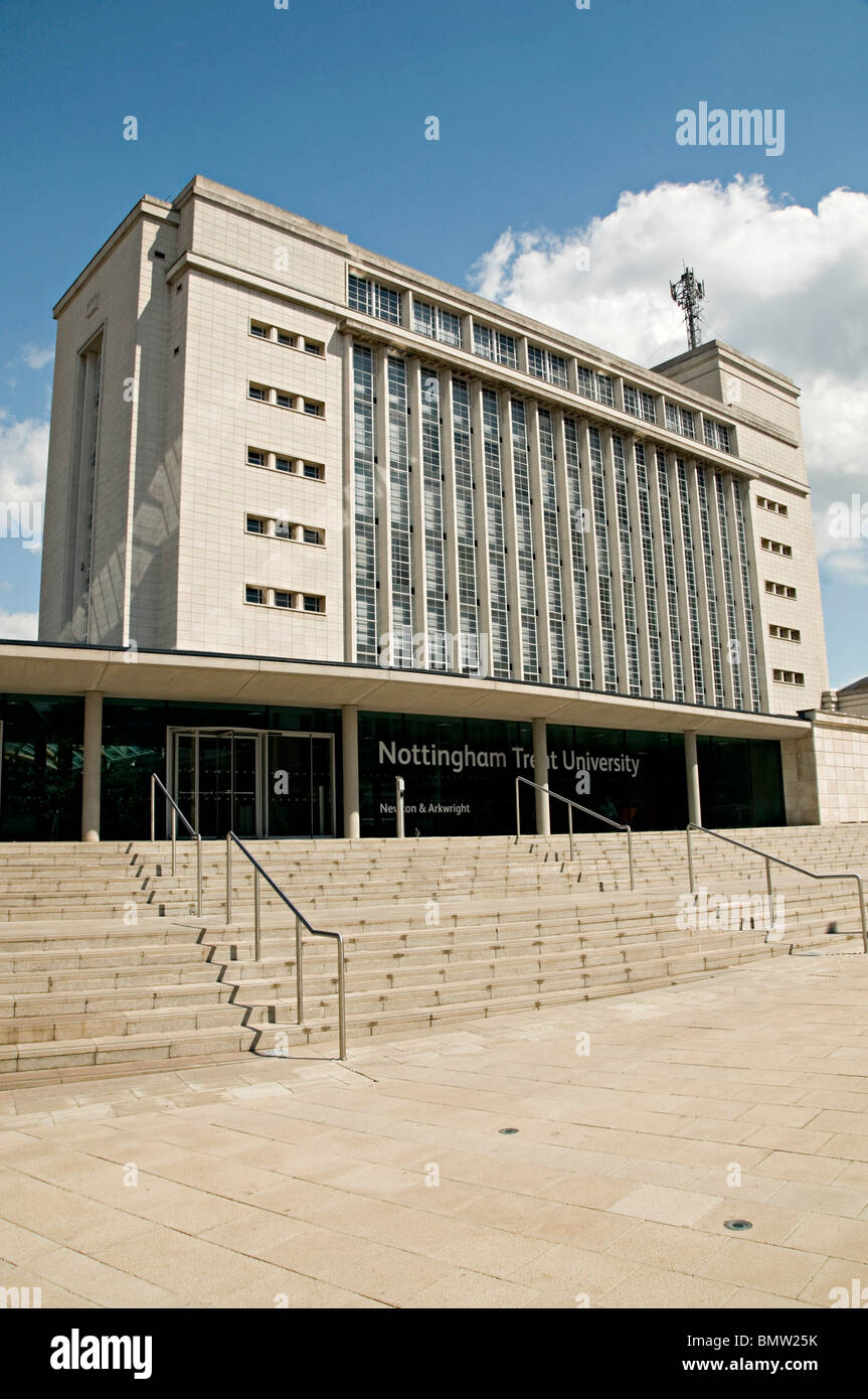 Nottingham trent university newton Arkwright building in the centre of ...