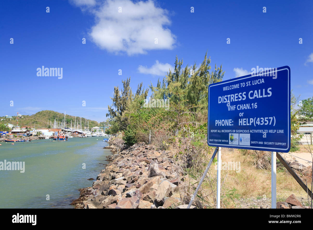 Caribbean, St Lucia, Rodney Bay, Reduit Beach Stock Photo - Alamy