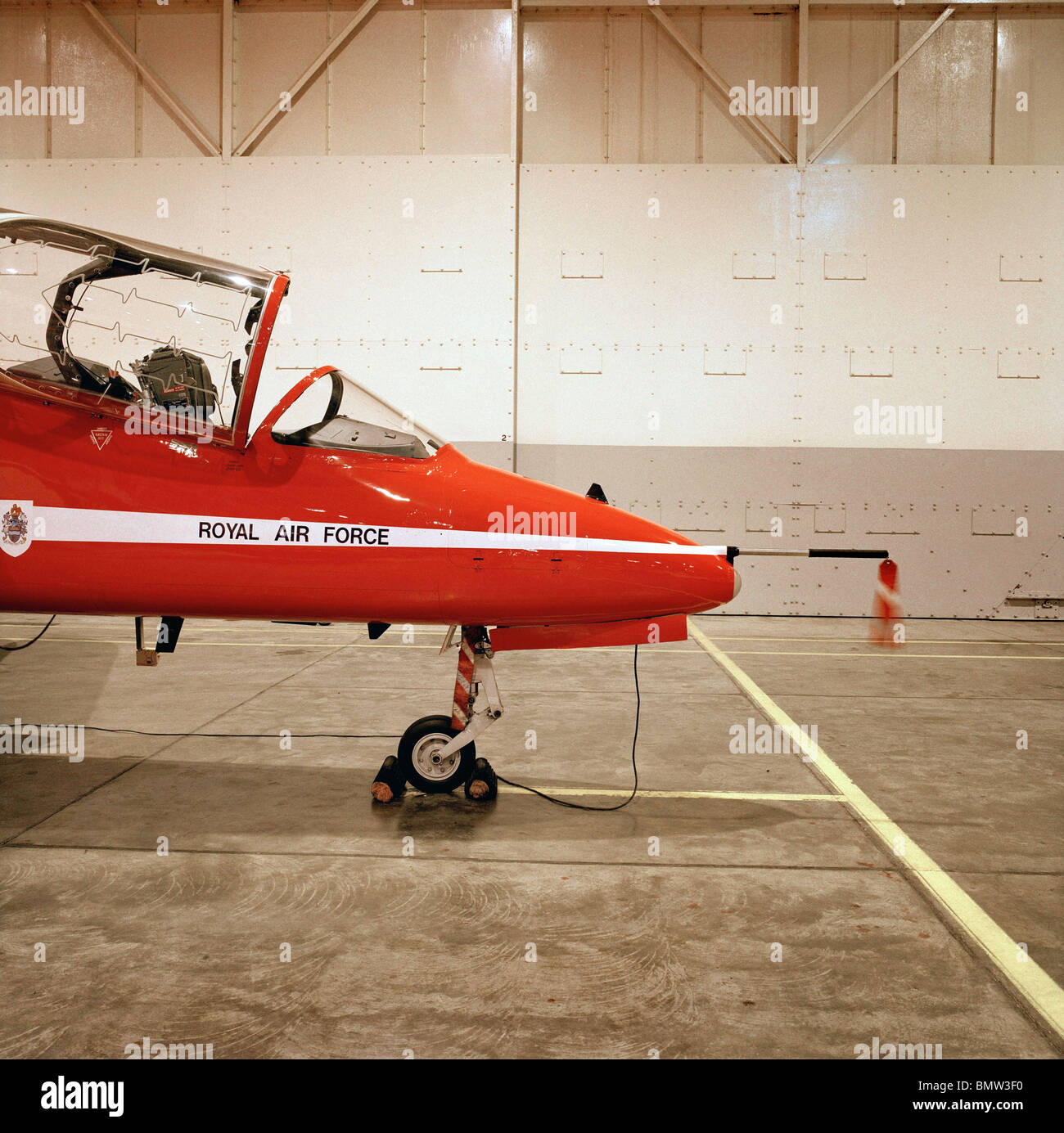 Hawk belonging to the elite 'Red Arrows', Britain's prestigious Royal ...