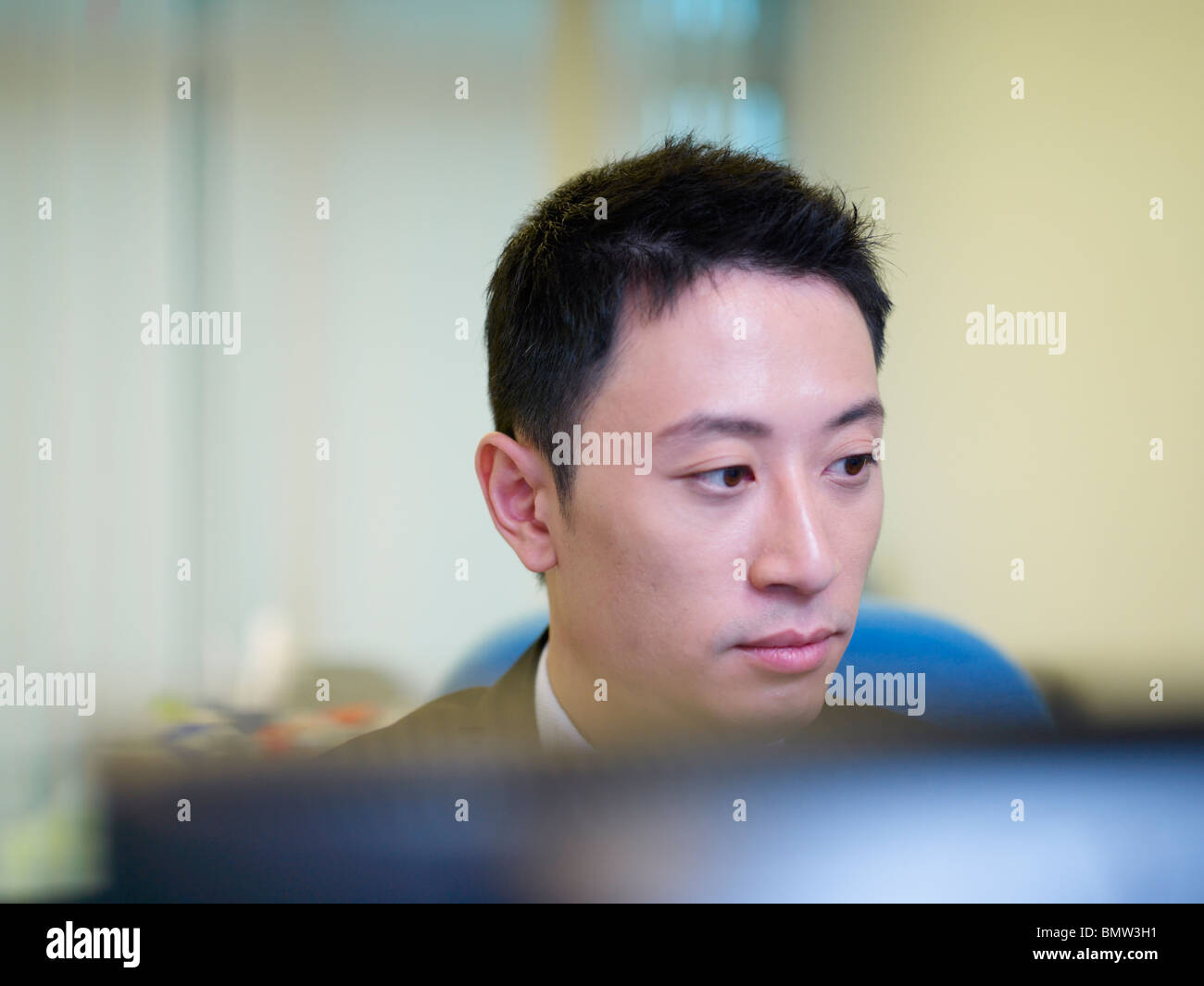 Office businessman portrait computer hi-res stock photography and ...