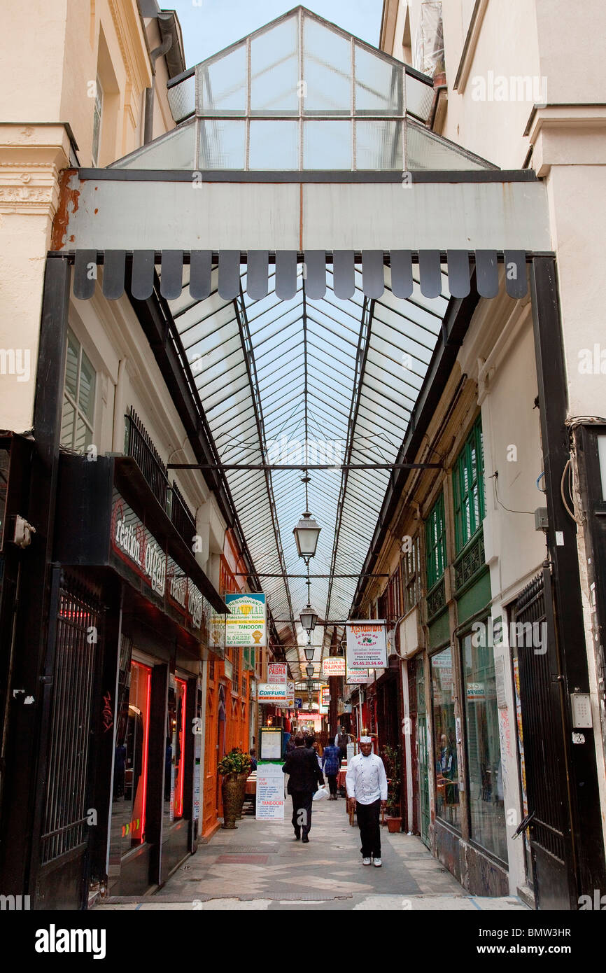 PARIS, COVERED PASSAGE, PASSAGE BRADY Stock Photo - Alamy