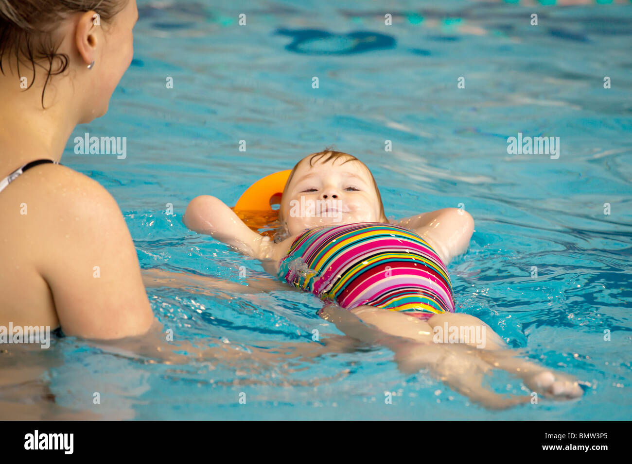 Mother Daughter Swimming Pool High Resolution Stock Photography and ...