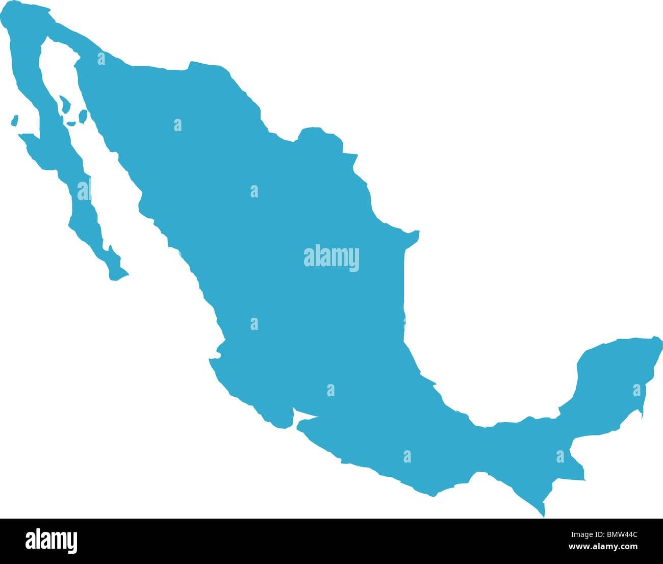 North south america map mexico hi-res stock photography and images - Alamy