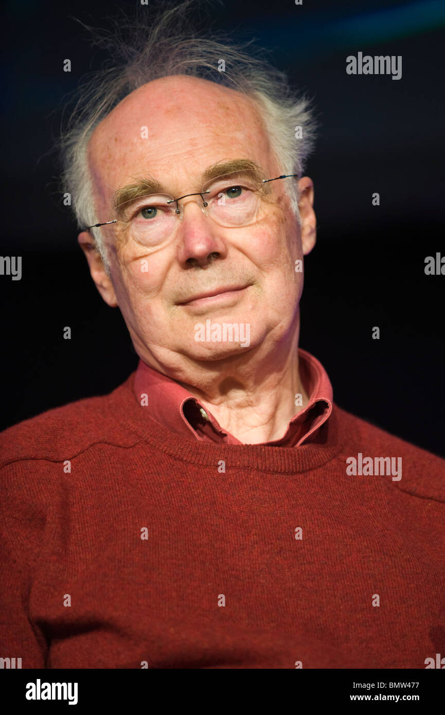 Sir Martin Evans Welsh scientist and Nobel prizewinner pictured at Hay ...