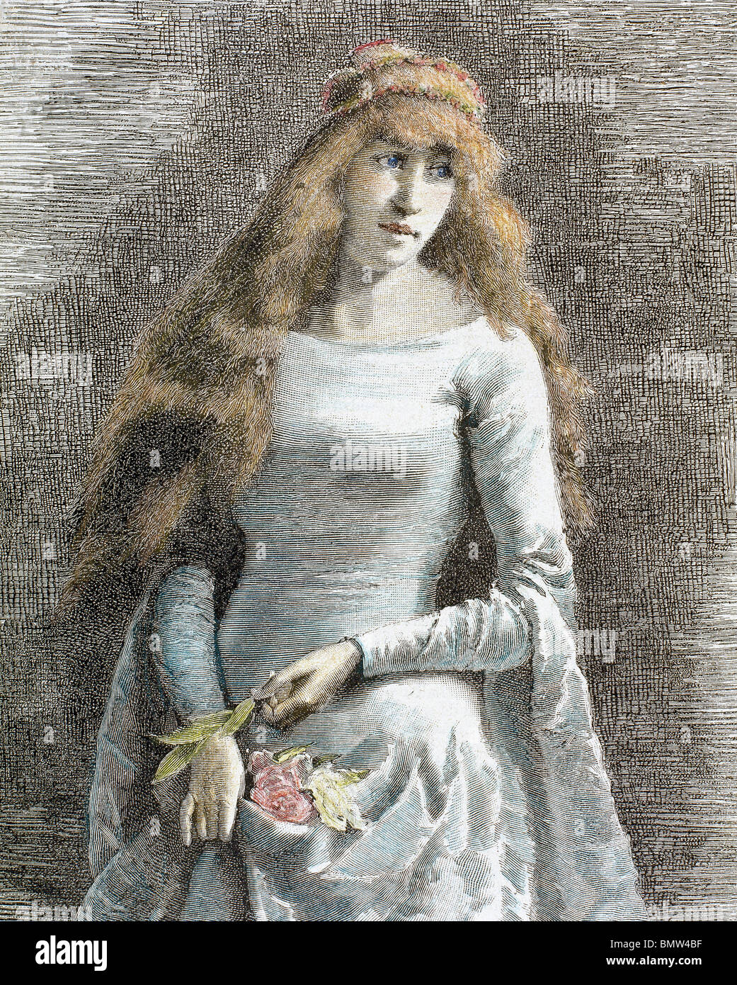 Medieval woman lady hi-res stock photography and images - Alamy