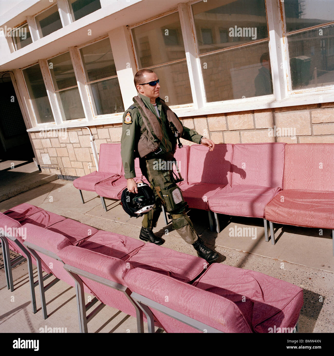 Sqn Ldr Spike Jepson, leader of 'Red Arrows', Royal Air Force aerobatic ...
