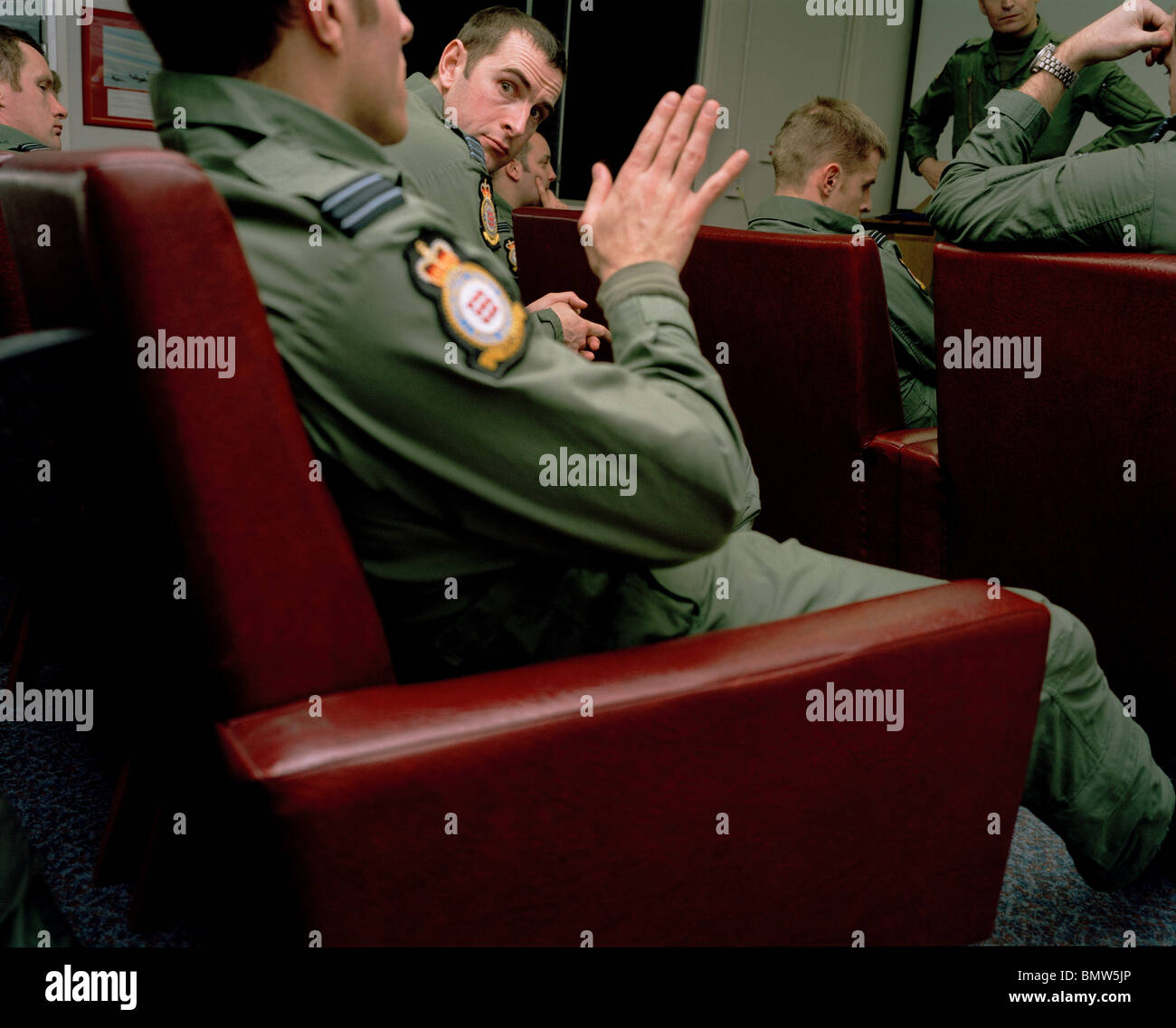 Pilot members of the 'Red Arrows', Britain's Royal Air Force aerobatic ...