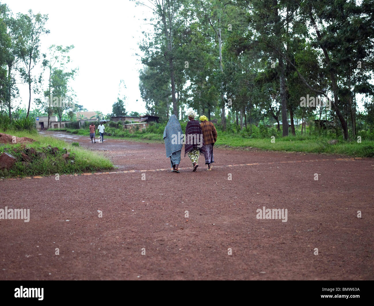 African woman walking in Rwanda, post genocide Stock Photo - Alamy