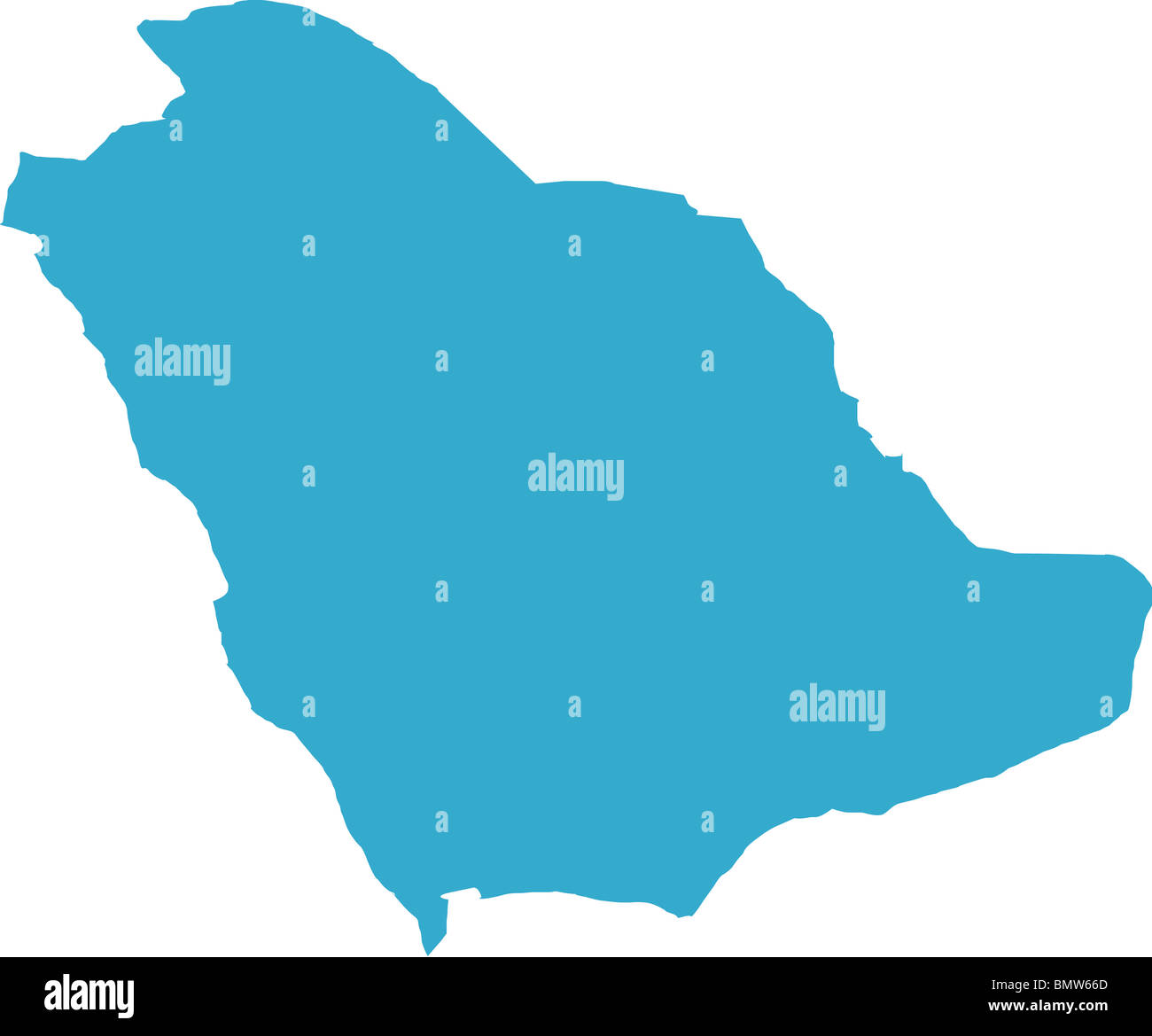There is a map of Saudi Arabia country Stock Photo - Alamy