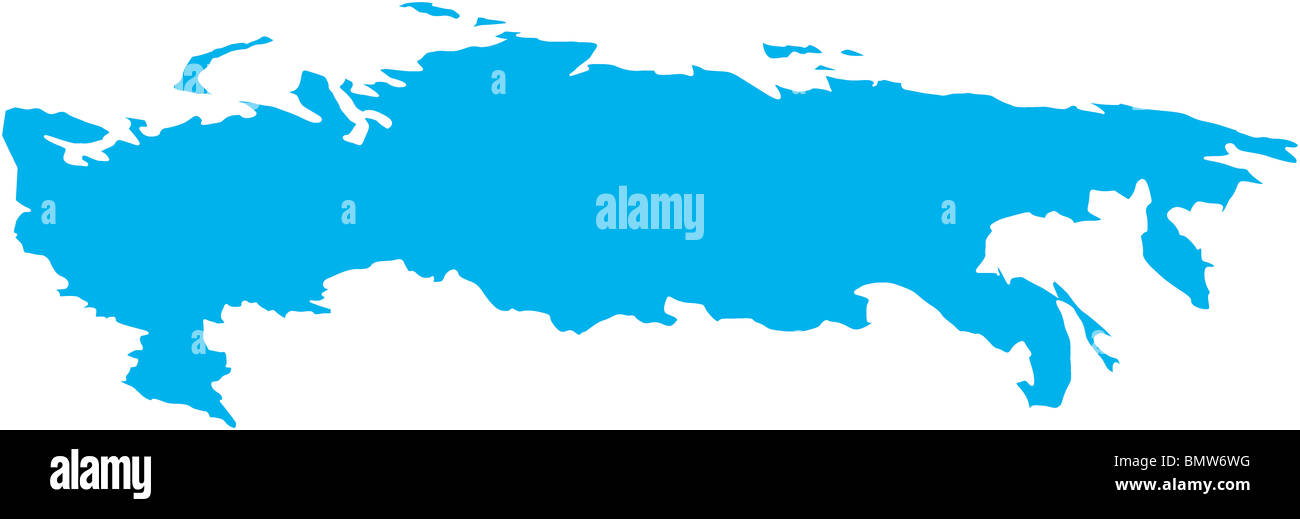 There is a map of Russia country Stock Photo - Alamy