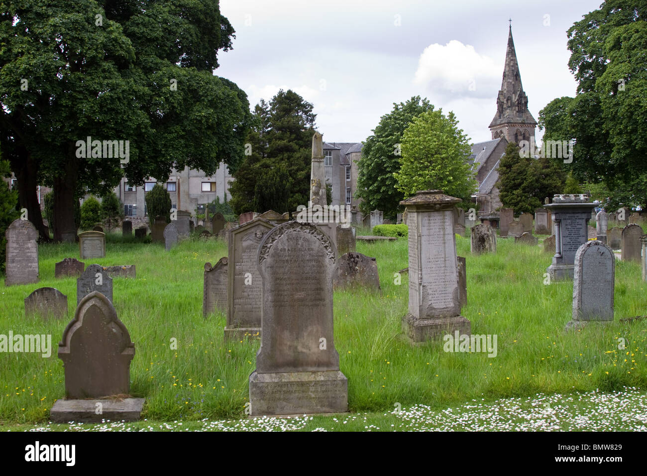 The Old Greyfriars Cemetery in Perth. Scotland, UK United Kingdom Stock ...