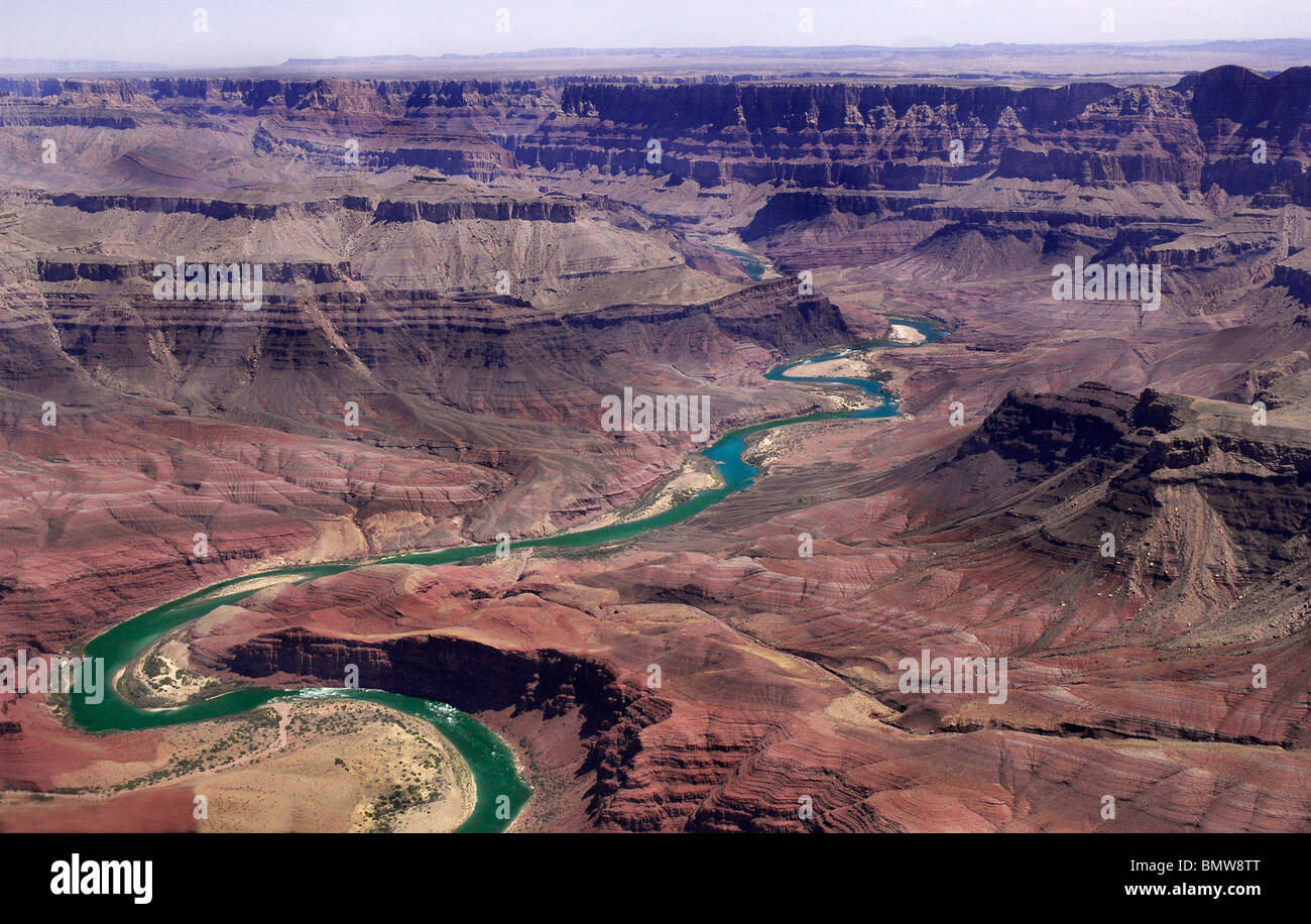 Colorado River as it flows through the Grand Canyon, AZ Stock Photo - Alamy