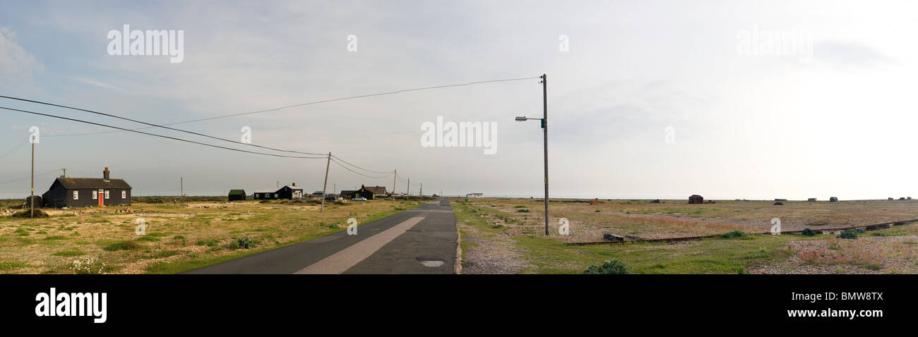 A panoramic view of Dungeness in Kent. Photo by Gordon Scammell Stock ...