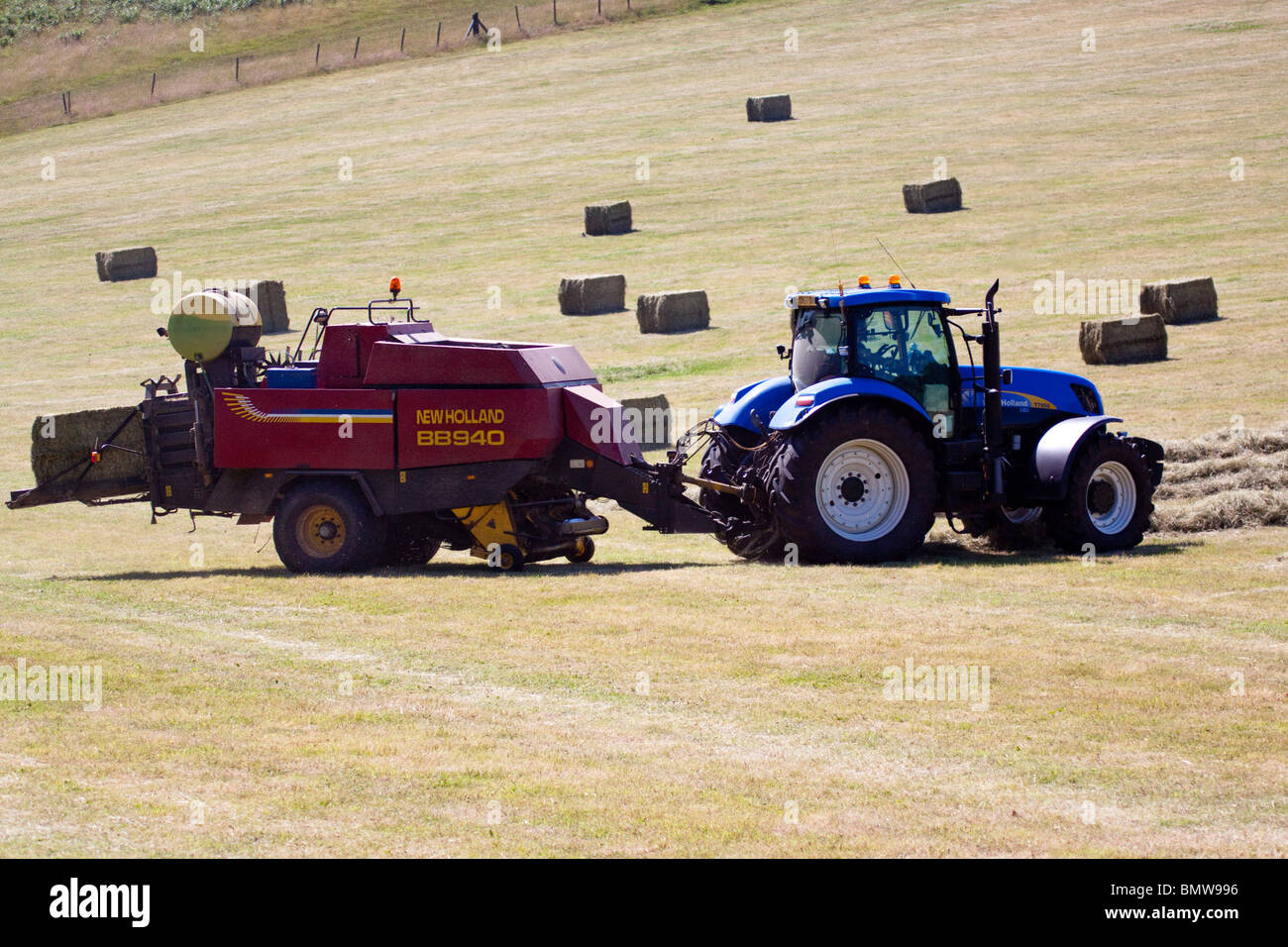 Blue farm tractor hi-res stock photography and images - Alamy