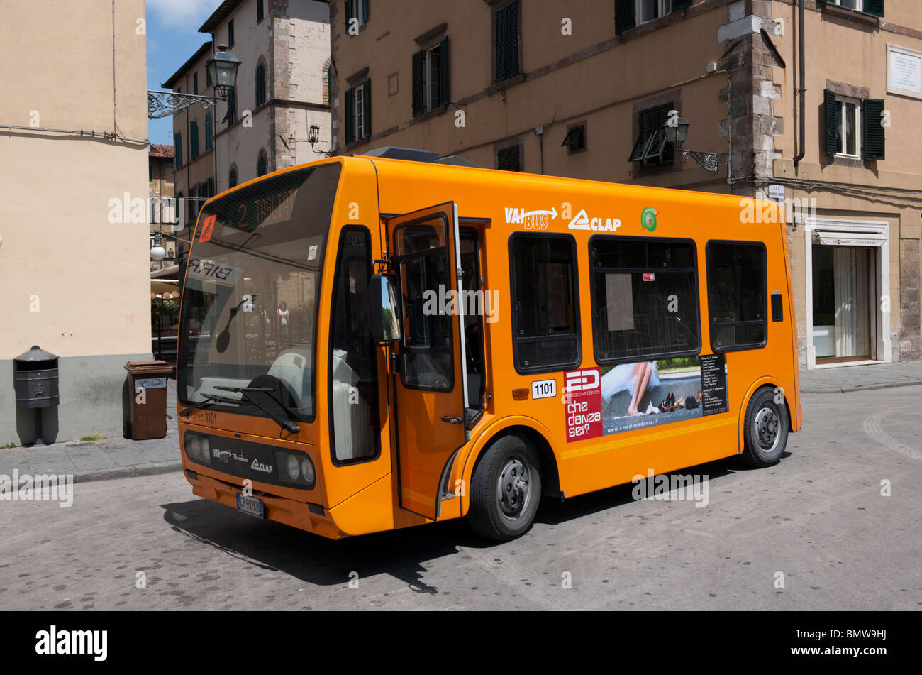 Local bus in Lucca Tuscany-1 Stock Photo - Alamy