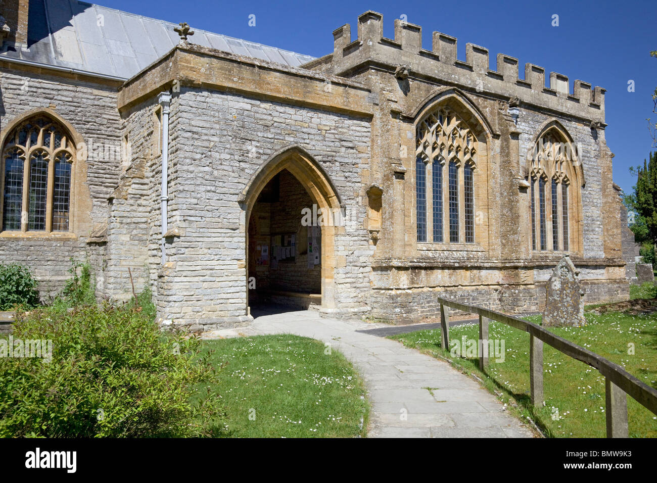 St Mary's Church, Huish Episcopi, Somerset Stock Photo - Alamy