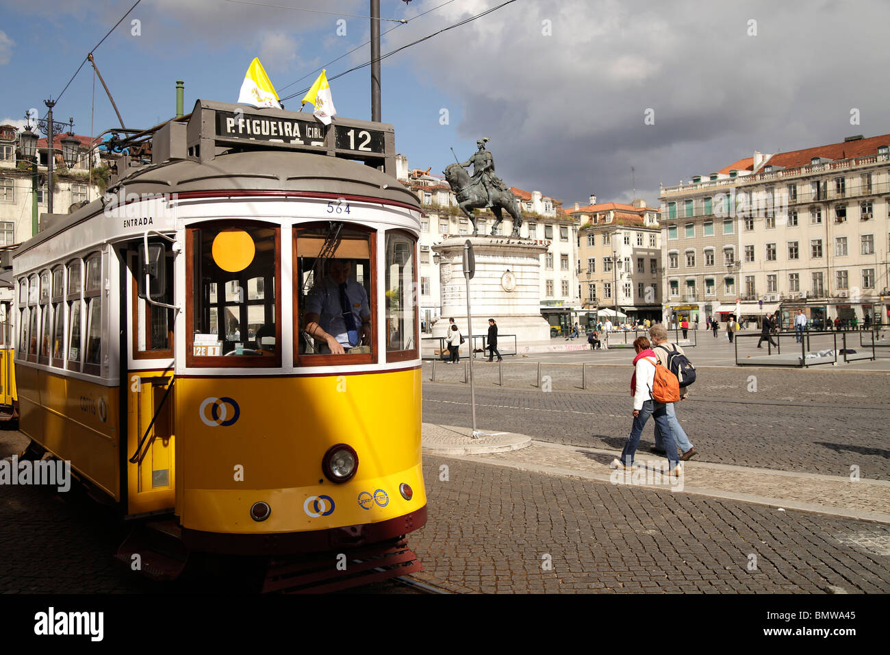 Tram 12 lisbon portugal europe hi-res stock photography and images - Alamy