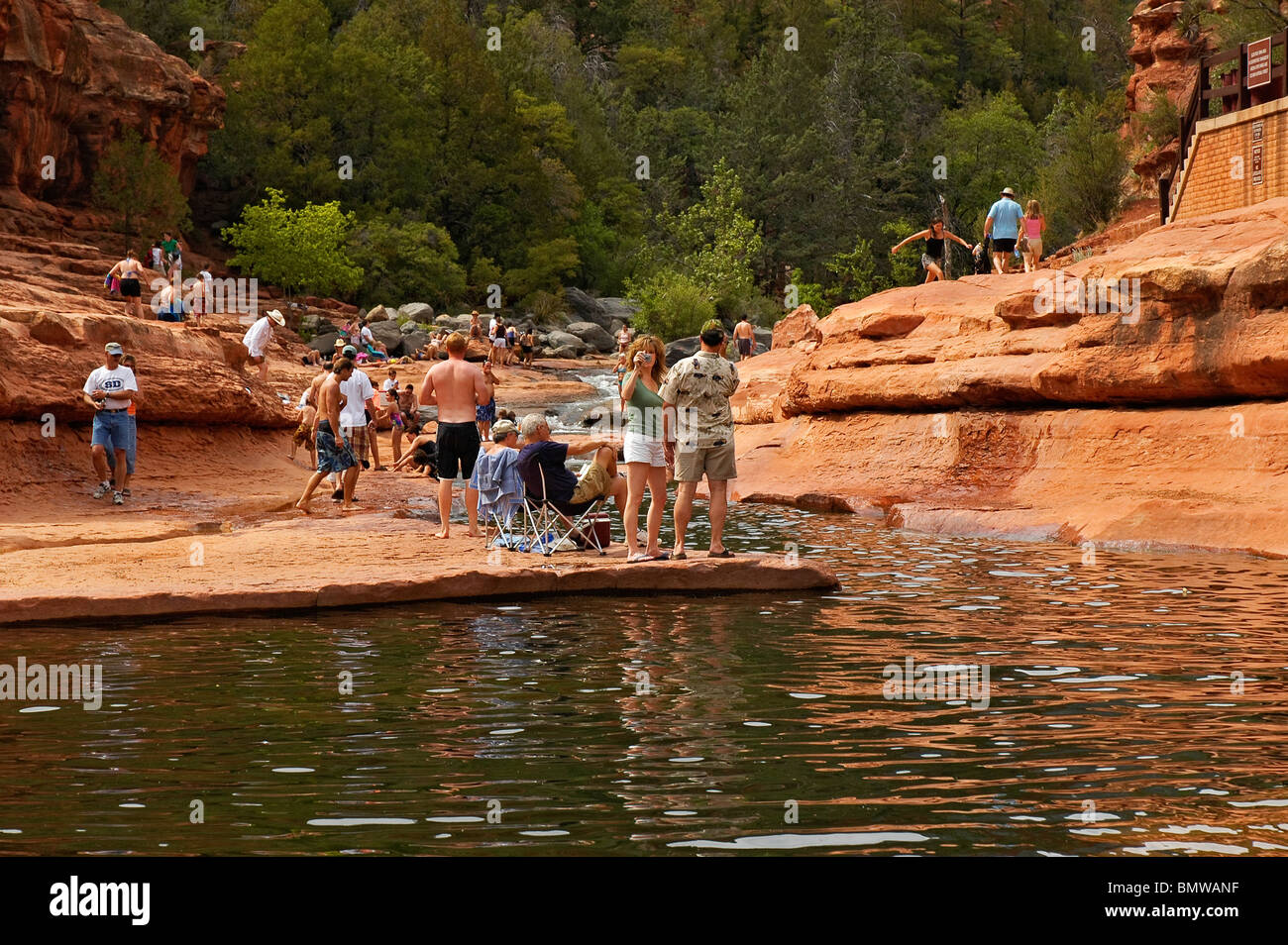 Slide rock state park hi-res stock photography and images - Alamy