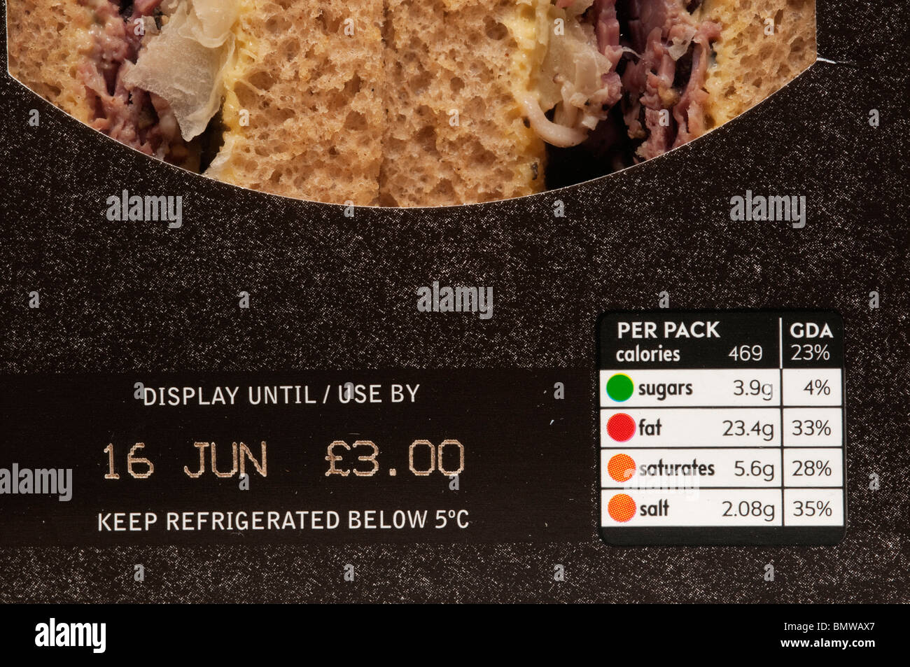 Traffic light food label hi-res stock photography and images - Alamy