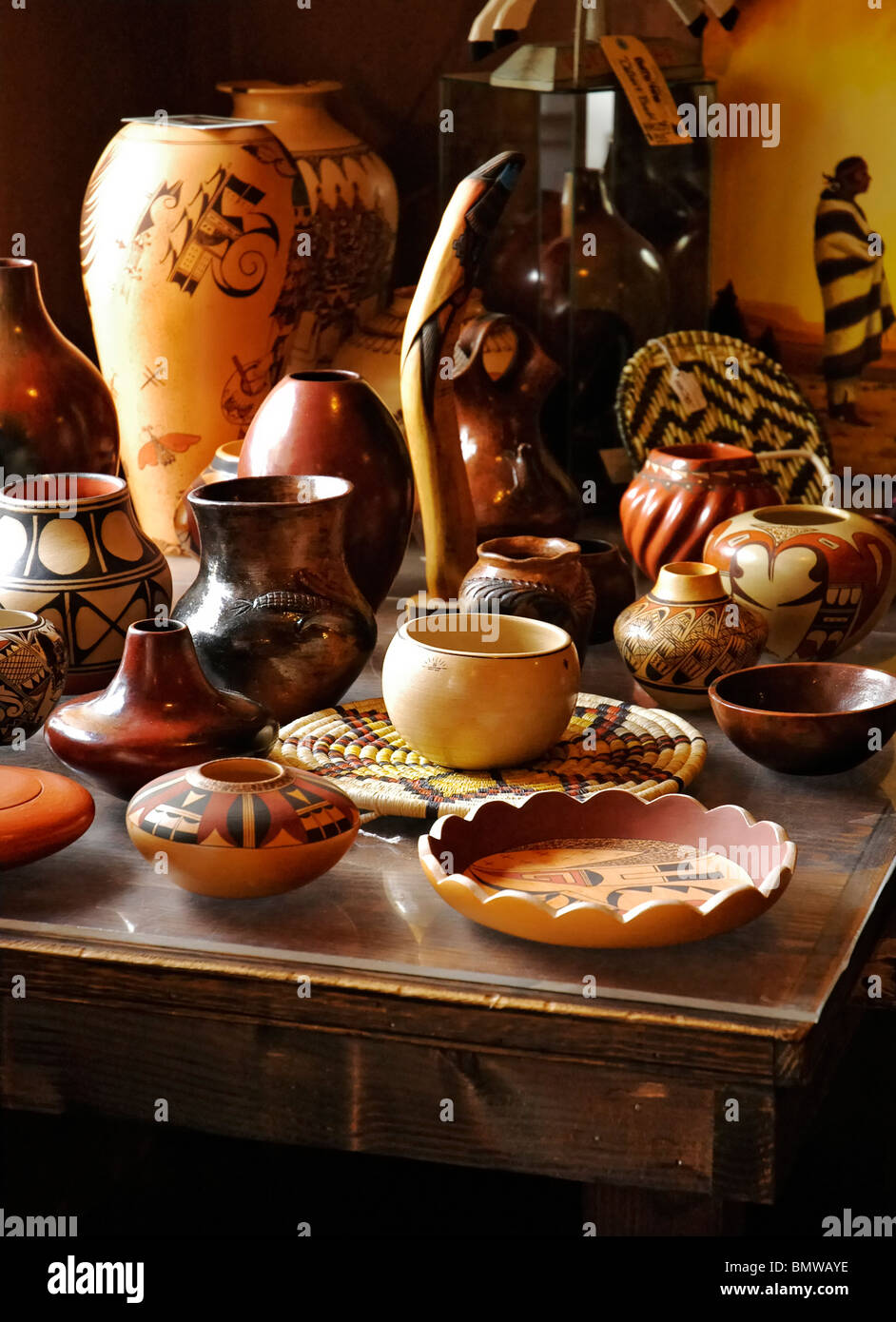 Native American items for sale at the Hubble Trading Post Arizona Stock ...