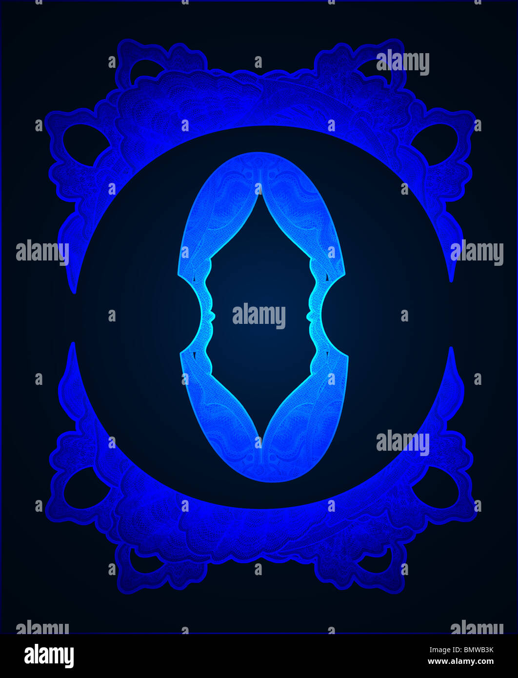 Neon capital letter O Stock Photo - Alamy