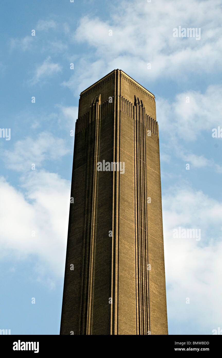 Tate modern tower above the art gallery Stock Photo - Alamy