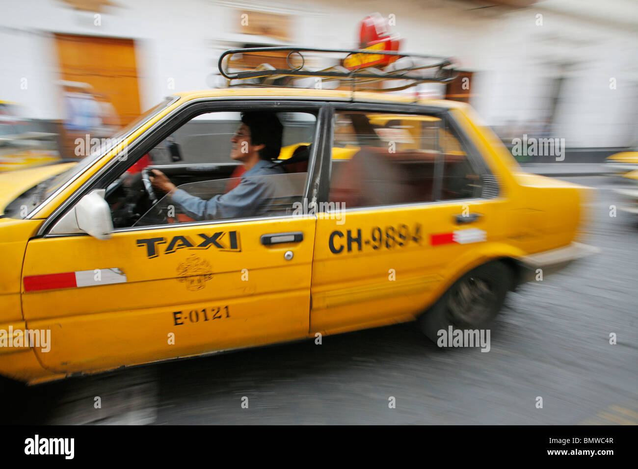 Taxi in Arequipa Peru Stock Photo - Alamy