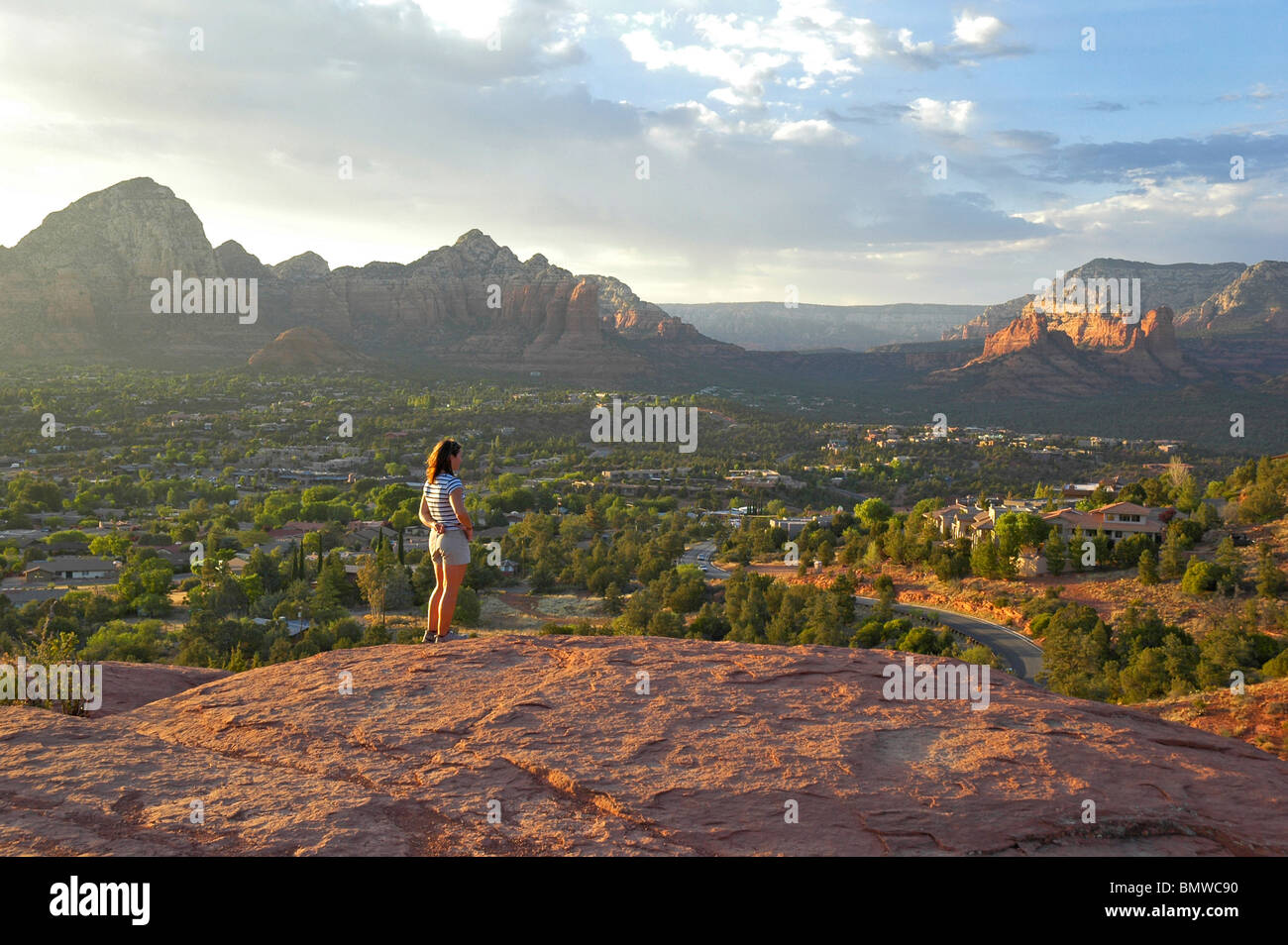 Sedona arizona sunset airport overlook hi-res stock photography and ...