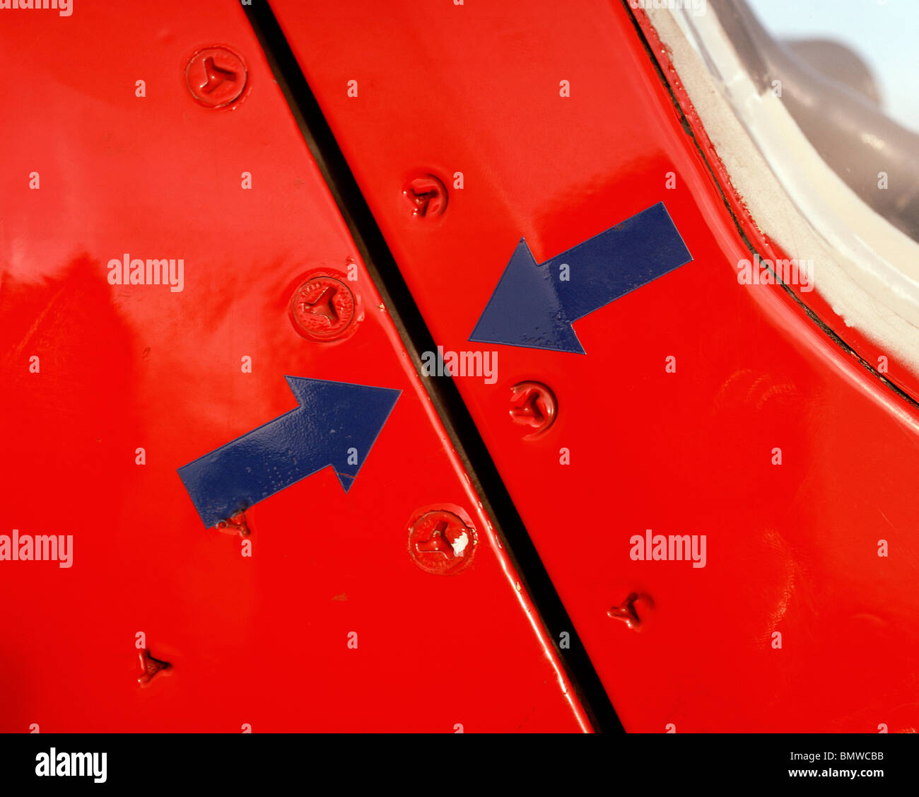 Detail of a Hawk aircraft of the 'Red Arrows', Britain's Royal Air ...