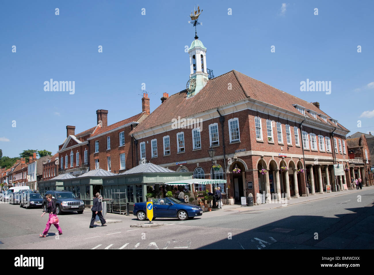 Town Hall Buildings, Castle Street, Farnham Surrey Stock Photo - Alamy
