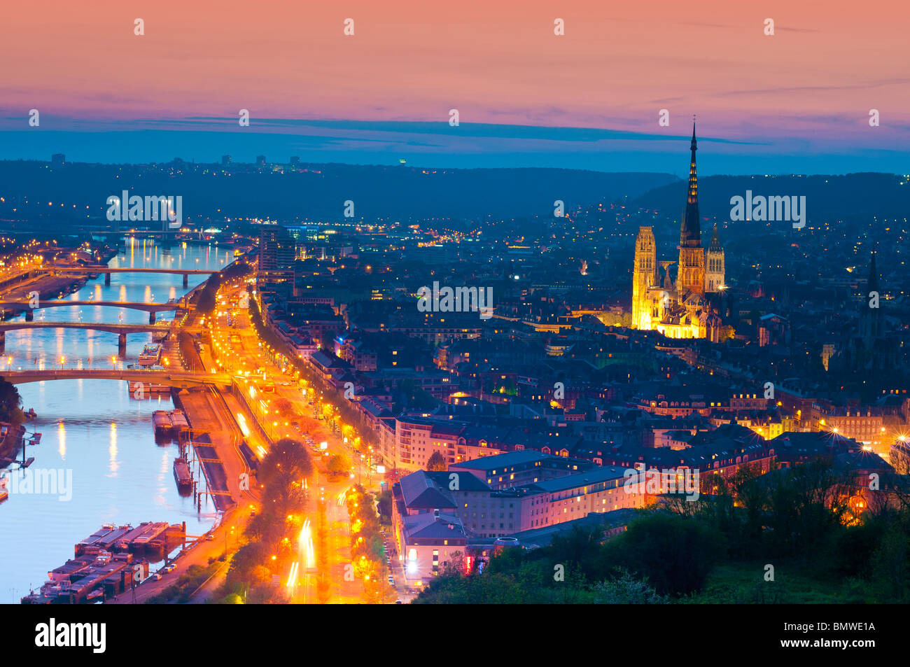 Aerial view of rouen hi-res stock photography and images - Alamy