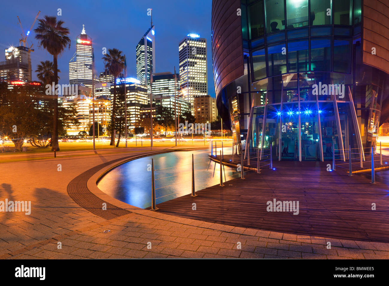 Bell Tower and Perth's skyscrapers Stock Photo - Alamy