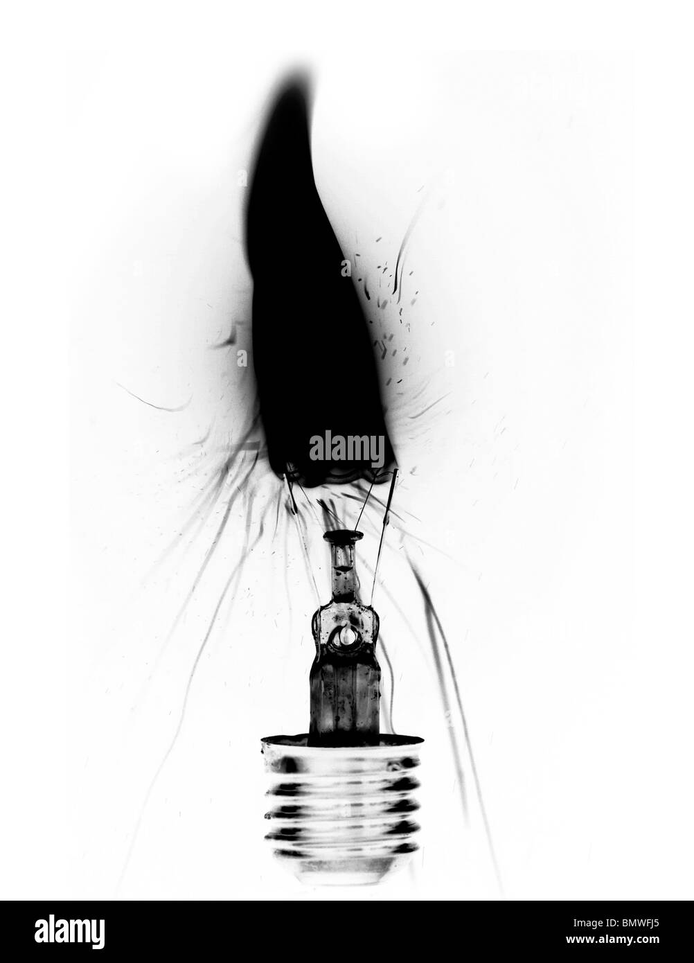 Burning danger Black and White Stock Photos & Images - Alamy