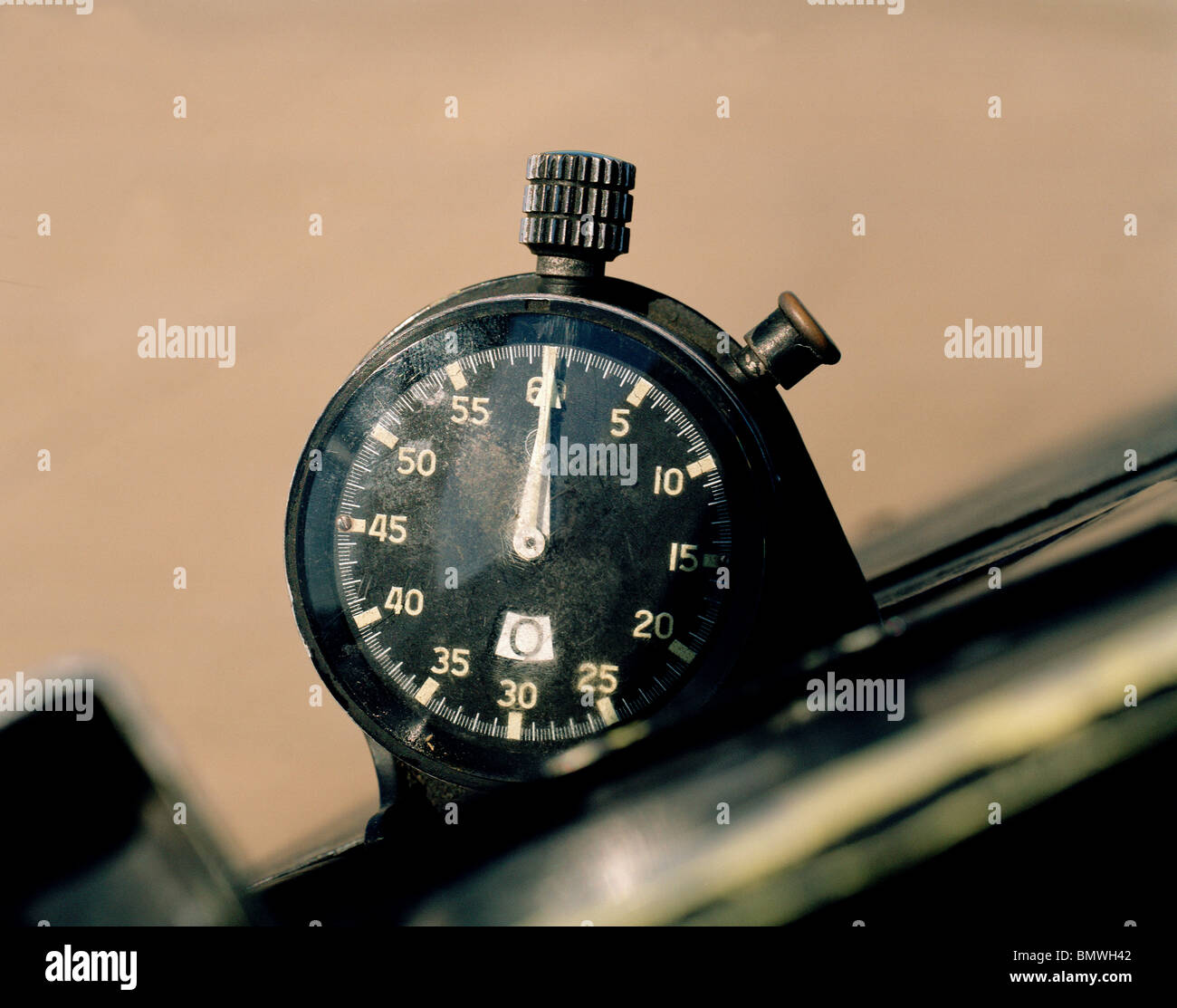 Stopwatch in the cockpit of a Red Arrows BAE Systems Hawk jet aircraft ...
