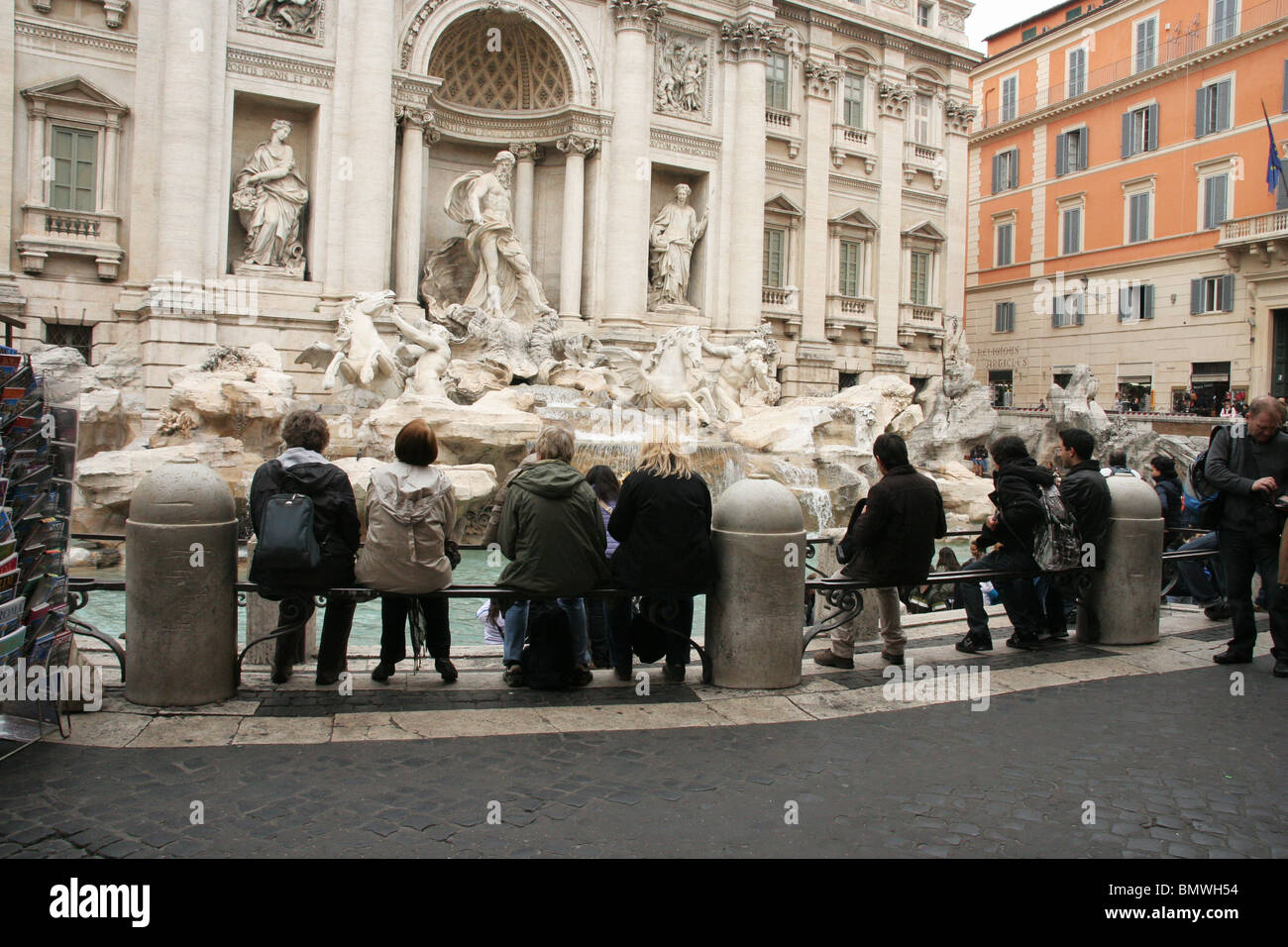 Picturesque trevi fountain hi-res stock photography and images - Alamy