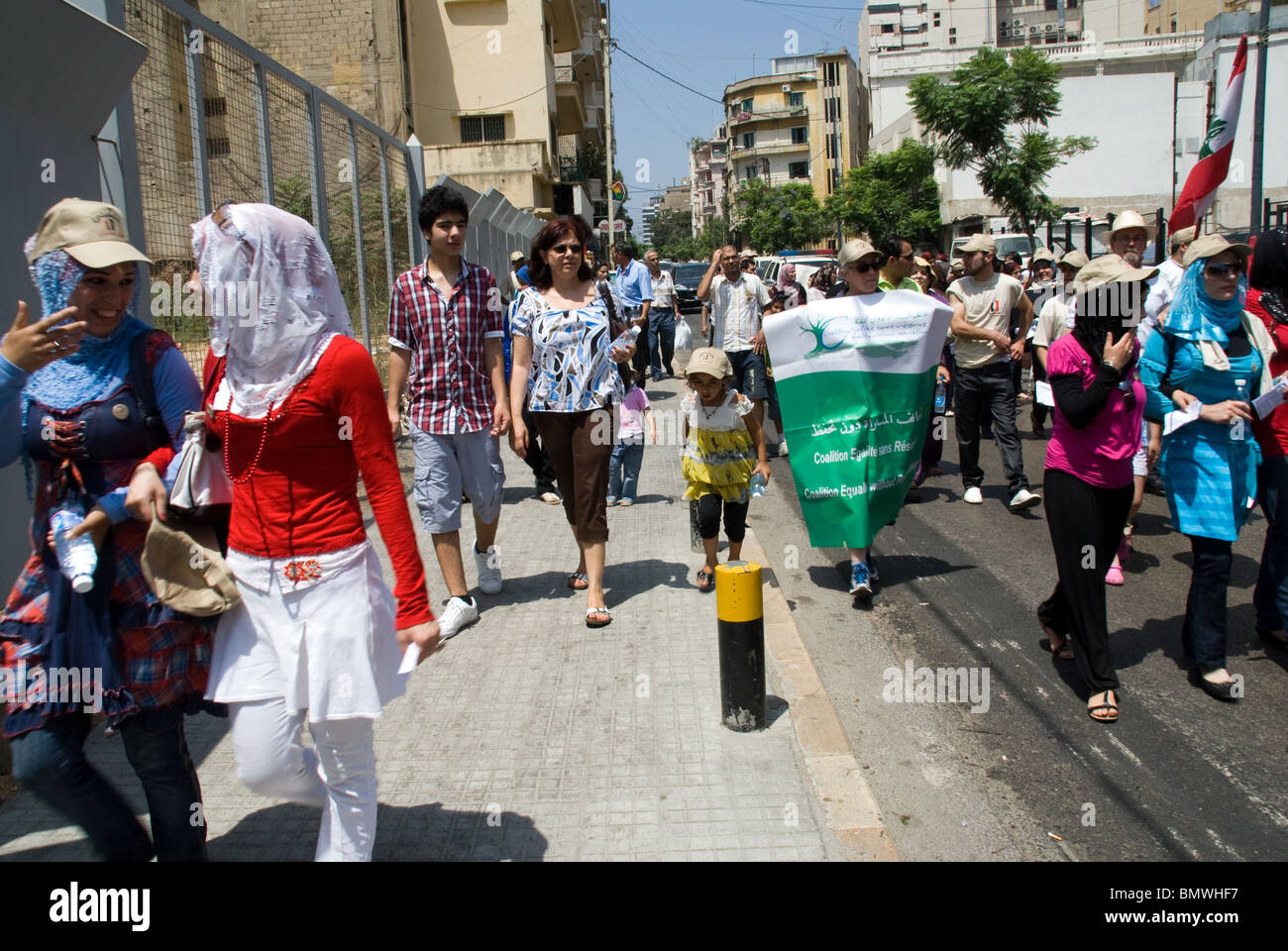 Nationality campaign for Lebanese children Beirut Lebanon Stock Photo ...