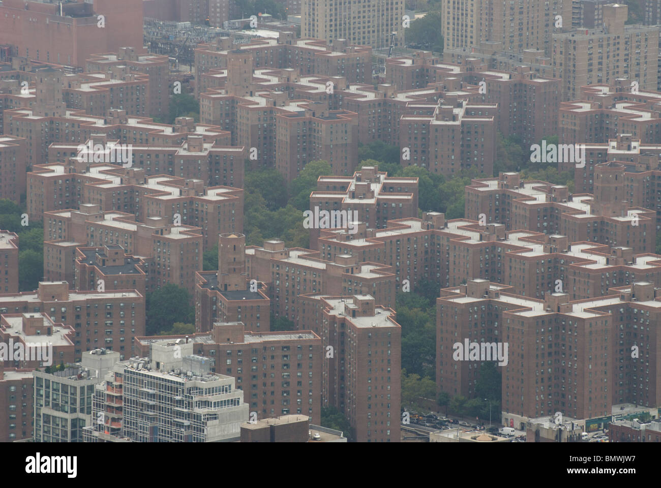 New York Apartment Blocks Stock Photo - Alamy