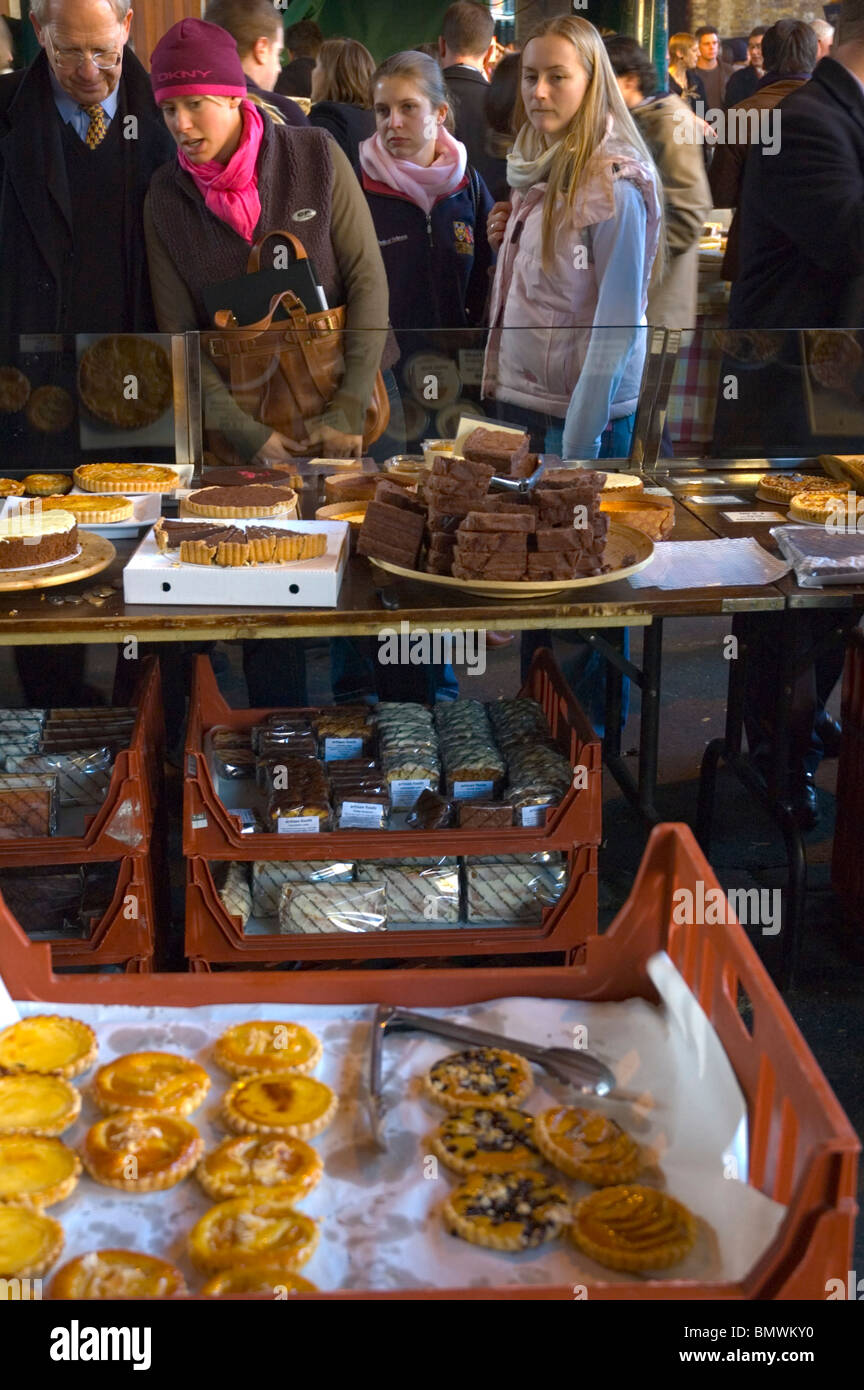 Sweet stall at Borough Organic Market London England UK Europe Stock ...
