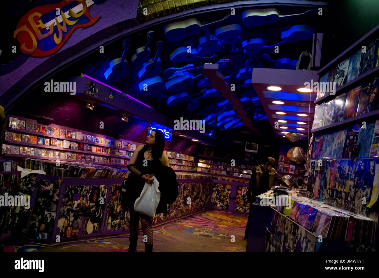 Records shop Camden Town London England UK Europe Stock Photo - Alamy