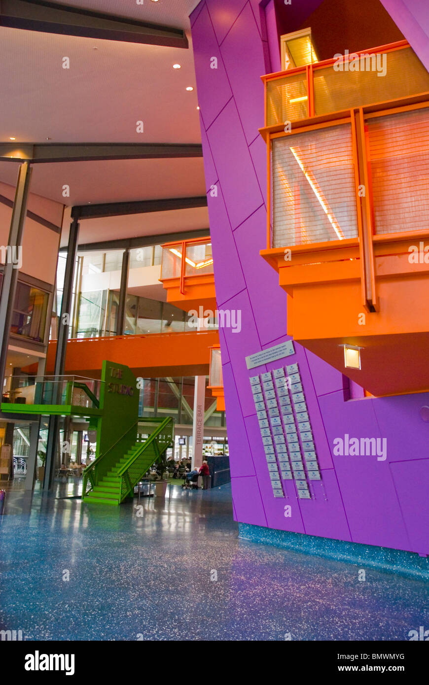 The Lowry interior Salford Quays Manchester England UK Europe Stock ...
