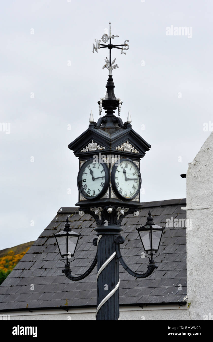 Municiple clock. Quay Street, Ullapool, Loch Broom, Ross and Cromarty ...