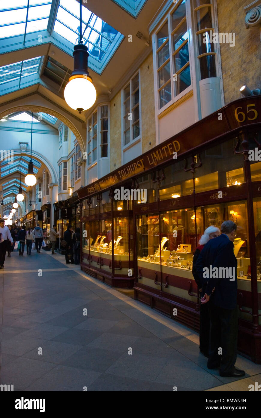 Burlington arcade Mayfair central London England UK Stock Photo - Alamy