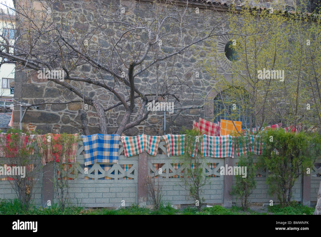 Washing outside Imaret Hamam Turkish bath house Afyon western Anatolia ...