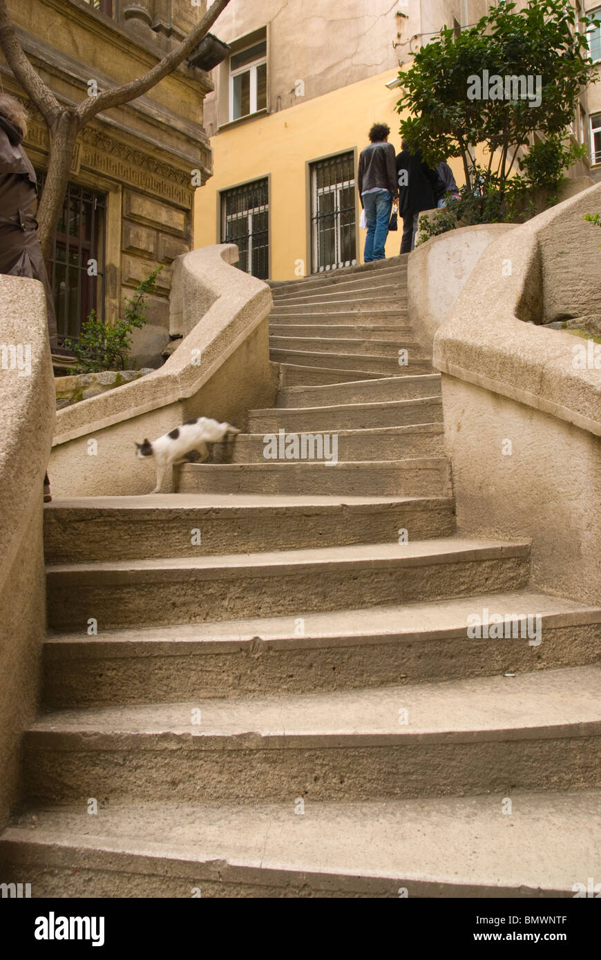 Camondo stairs Beyoglu Istanbul Turkey Europe Stock Photo - Alamy